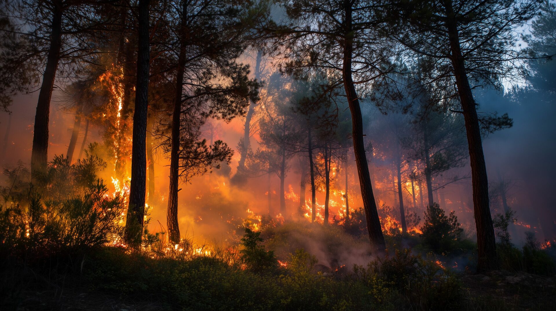 Incendies de forêt : les causes et l'aggravation des conséquences.